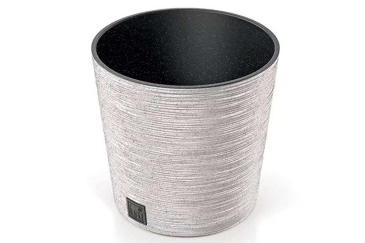 Furu Round ECO Wood Pot - White 17L - Shop Gardening Pots NZ – Grow Yours